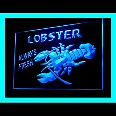 Lobster Seafood Restaurant Advertising LED Light Sign : Amazon.ca ...