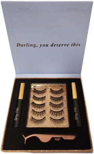 Amazon.com: Spicy Lola Short Natural Magnetic eyelashes natural look ...