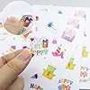 5 Sheets Happy Birthday Stickers, 60Pcs Kids Birthdays Sticker, Badge ...