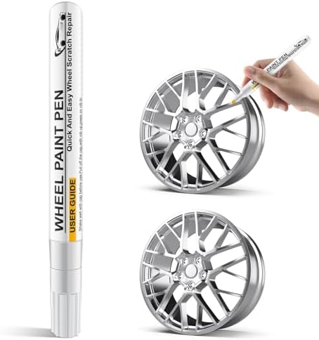 Amazon.com: Silver Rim Touch Up Paint - Wheel Rim Paint Pen for Car ...