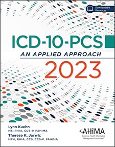 ICD-10-PCS: An Applied Approach, 2023: 9781584268826: Medicine & Health ...