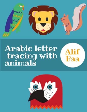Arabic letter tracing with animals: learn how to write arabic alphabets ...