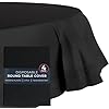 Amazon.com: HOUZZKINGZ USA Black Paper Tablecloths for Round Tables ...