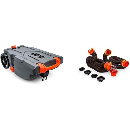 Amazon.com: Camco Rhino Portable RV Waste Holding Tank, 36 Gallon, Gray ...