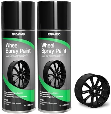Amazon.com: NADAMOO Aluminum Wheel Spray Paint, Semi-gloss Aerosol Car ...