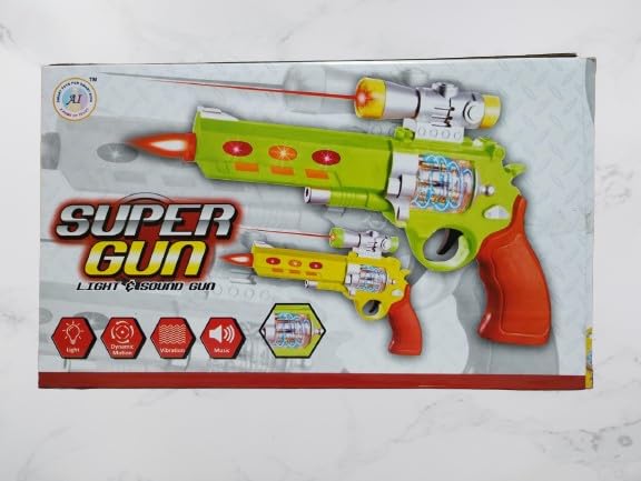 Kids Musical Gun Toy with Light and Sound, 3 Modes : Amazon.in: Toys ...