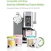 Amazon.com: 4 Pack for Ninja Creami Swirl Pints and Lids Compatible ...