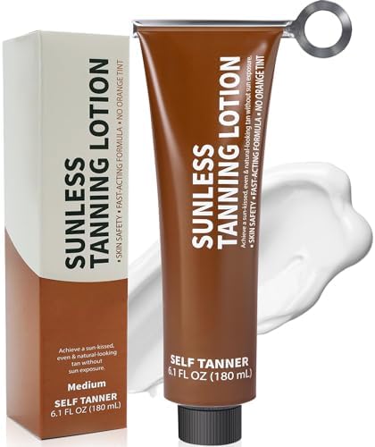 Amazon.com: Self Tanner - Self Tanning Lotion with Tube Squeezer ...