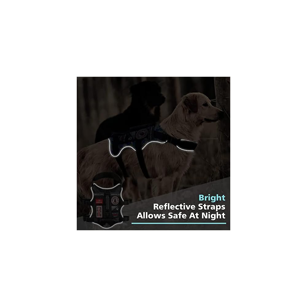 Bolux Tactical Dog Harness with Double Handles and Nepal | Ubuy