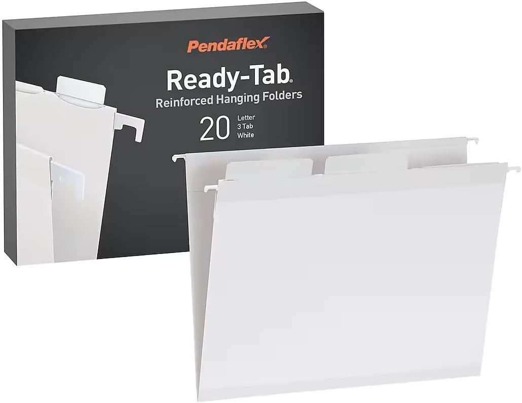 Amazon.com : Pendaflex Hanging File Folder, Letter, White, 6-Tab ...