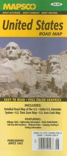 Buy Mapsco United States Road Map Book Online at Low Prices in India ...