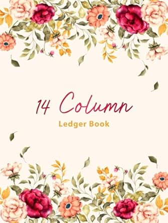 Amazon.com: 14 Column Ledger Book: Columnar Pad 14 Columns Accounting ...