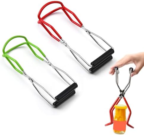 Stainless Steel Jar Lifter with Grip Handle for Hot Preserving Glasses ...