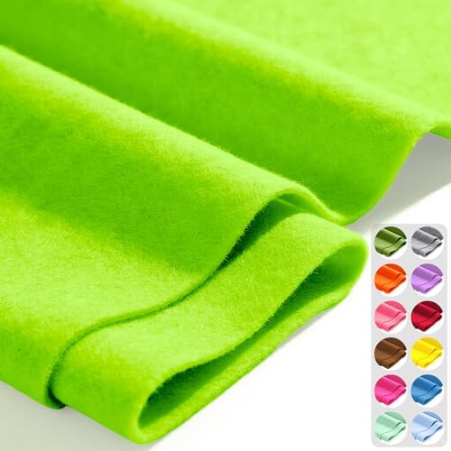 Amazon.com: Felt Fabric - 36" X 36" 1.6mm Thickness - Soft Craft Felt ...
