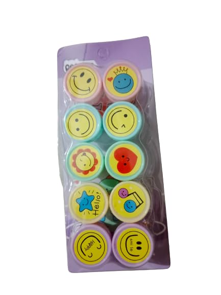 Loot Emoji Stamps for Kids 10 Pieces Emoji Stamps : Amazon.in: Toys & Games