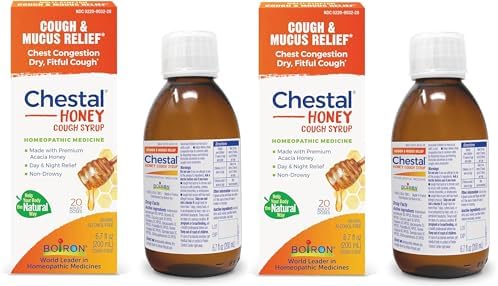 Amazon.com : Boiron Chestal Honey Adult Cold and Cough Syrup for Nasal ...