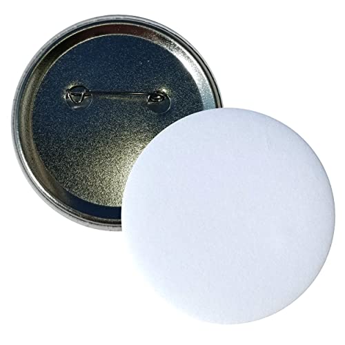 Amazon.com: Plain white pinback button for DIY crafts - 58mm ...