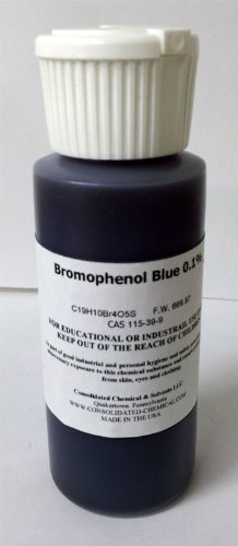 Bromophenol Blue 0.1% 60ml Dropper Bottle Biodiesel: Science Lab ...