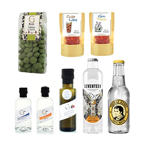 Männer Geschenk Set mit Gin/GeGeGe Männer Paket/Gin Tonic Genuss PUR ...