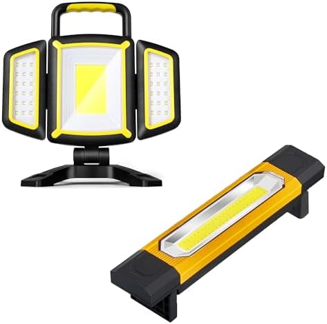 Yzoni Magnetic Light, Portable LED Work Light, Magnetic Base ...