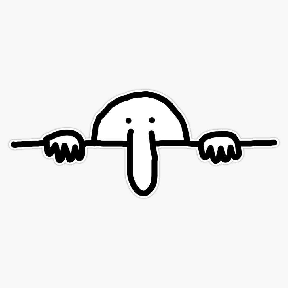 Amazon.com - Kilroy was Here Drawing Sticker Vinyl Bumper Sticker Decal ...