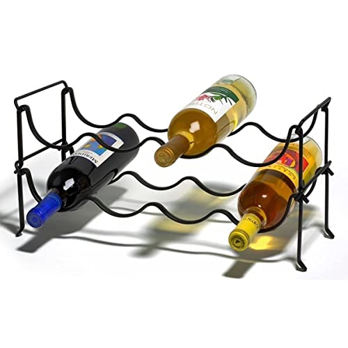 Snapklik.com : Spectrum Diversified Ashley Stacking 4 Bottle Wine Rack