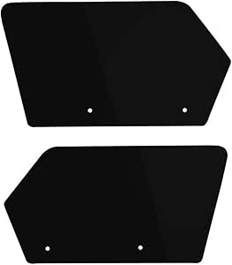 Amazon.com: Maier UTV Rear Number Plates Black for Polaris RANGER RZR ...