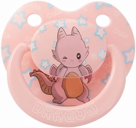 Amazon.com : Cute Silicone Adult Pacifiers Pink: Big Shield Binky for ...