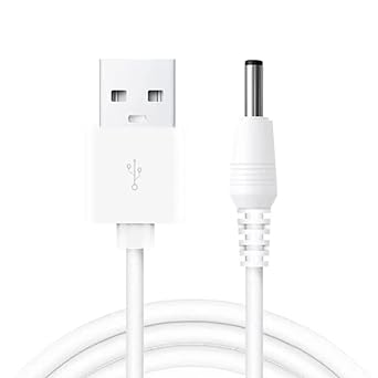 Amazon.com: RUITEXUN USB to DC 3.5mm Cable 1.5ft/0.5m, DC 5V Power Cord ...