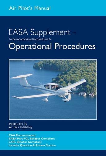 Air Pilot's Manual EASA PPL Supplement - Operational Procedures: Amazon ...