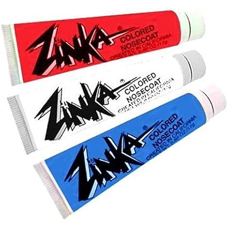 Amazon.com: Zinka Colored Sunblock Zinc Waterproof Nosecoat 4 Pack ...