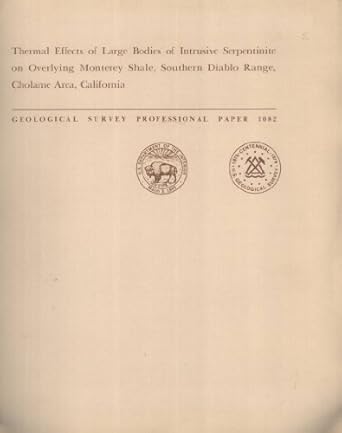 Thermal Effects of Large Bodies of Intrusive Serpentinite on Overlying ...