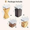 Amazon.com: Uamector Pop Container Sets, 8-Piece Airtight Food Storage ...