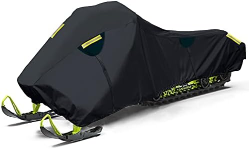 Trailerable Snowmobile Cover with Black Oxford Waterproof Material ...