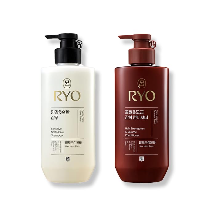 Amazon.com: RYO Sensitive Scalp Care Shampoo with Strengthen & Volume ...