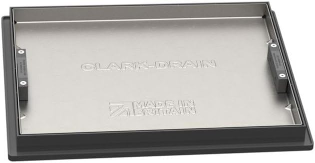 Clark Drain T1G3 440mm (L) x 440mm (W) x 52mm (D) Overall Size Recessed ...