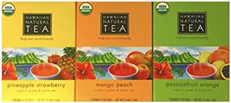 Amazon.com : Hawaiian Natural Tea Organic Variety Pack of 3 : Grocery ...