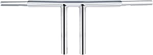Amazon.com: TCT-MOTORPARTS Fat 1-1/4" Chrome 10" Rise Pullback T-Bars ...