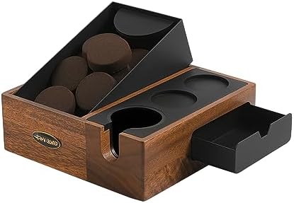 Amazon.com: Kitcanis Espresso Tamping Station, 9 In 1 Espresso Knock ...