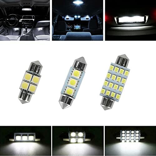 28pcs For Dome License Plate Lamp Accessories Car Interior LED Light ...