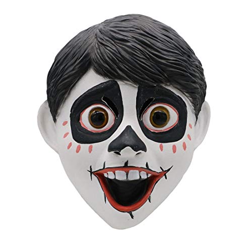 Kids Movie Coco Miguel Mask Cosplay Costume Halloween Party, Beige ...