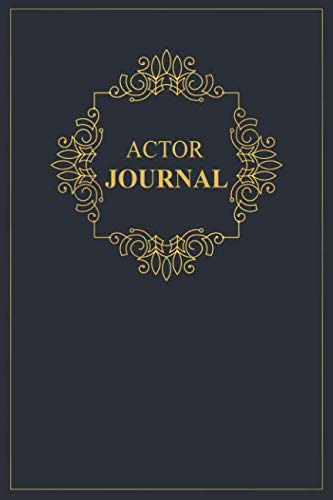 Amazon.co.jp: Actor Journal: A classy black and gold Actor Journal for ...