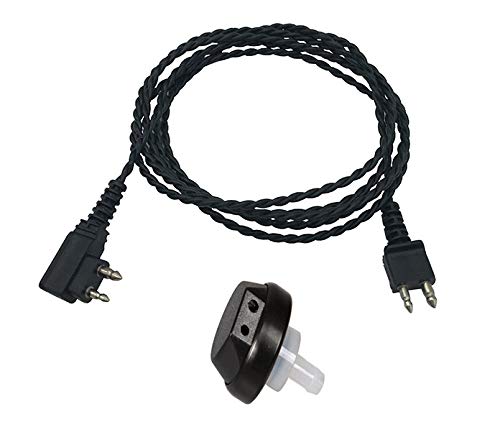 FCS 2 Pin Single Audio Receiver and Cable set for Axon,Novel, Elkon ...