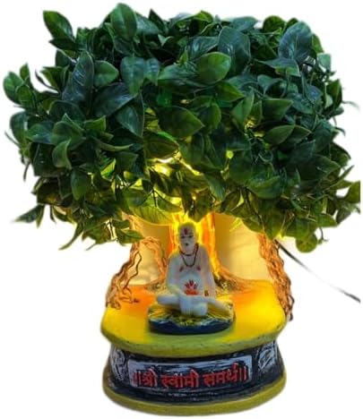 Buy Resin Shree Swami Samarth Idol With Tree 12 Inch Decorative ...
