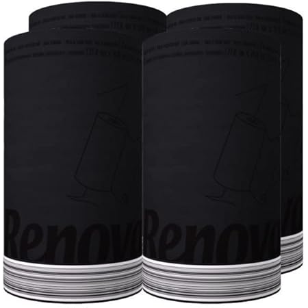 Amazon.com - Renova Single Roll Kitchen Paper Towels, Black