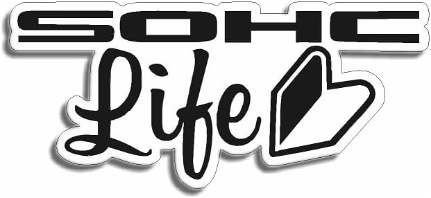 Amazon.com: SOHC Life VTEC JDM Style Decal Sticker Custom Die-Cut Vinyl ...