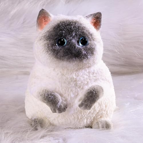 ORCHID M® Cat Squeeze Toys Big Taba Squishy Cat, Handmade Large Cat Taba Squishy Toys, Stress ...