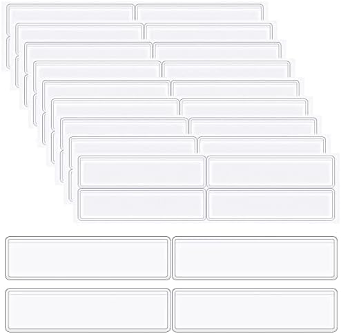 Amazon.com : 72 Pcs Label Holders Self Adhesive, Drawer Labels, Mailbox ...