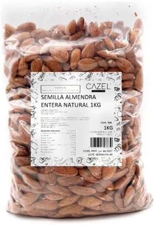 Almendra Natural Cruda Entera 1KG : Amazon.com.mx: Alimentos y Bebidas