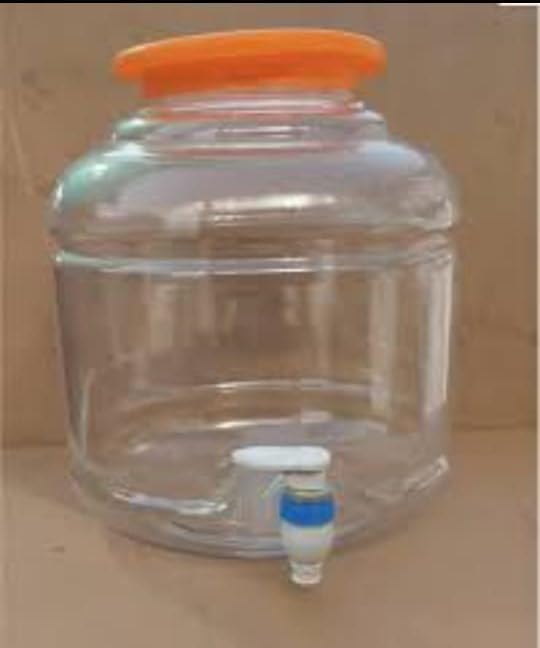 SANJU Plastic Water Jar Dispenser Plastic Matka Mineral Water can 10l ...